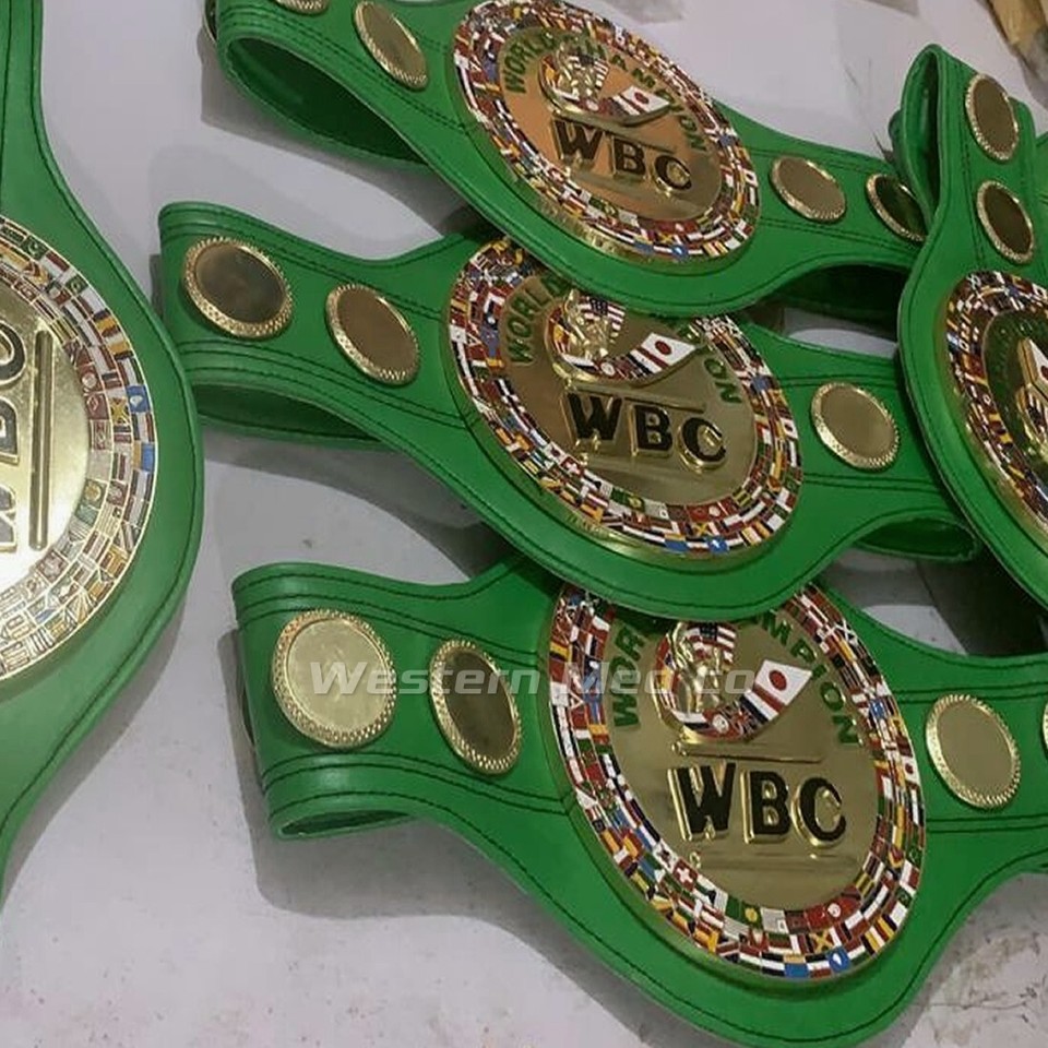 WBC World Boxing Champion Title Belt Replica Flux Leather 3D Design ...