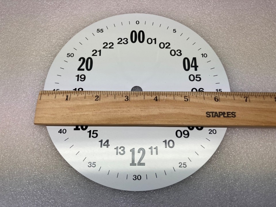 24 Hour Military Time Clock Dial | eBay