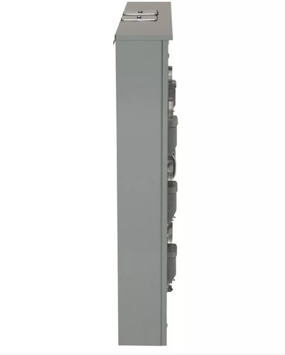 Square D MP66125 600 Amp w/6 Gang Position 125A Meter Pak OH/UG EUSERC ...