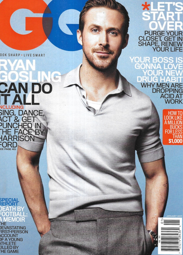 GQ Magazine Ryan Gosling Dev Patel Hollywood Actors Men's Style Child ...