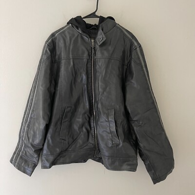The Original Arizona Men's Leather Jacket Long Sleeve Full Sleeve Black ...