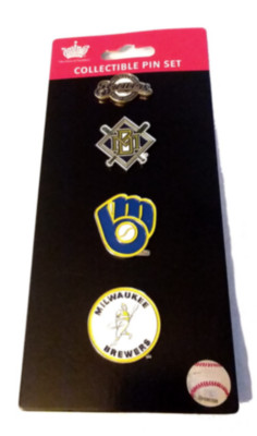 Brewers Pins Milwaukee Brewers Pins MLB Historical Logo Collector Fan ...