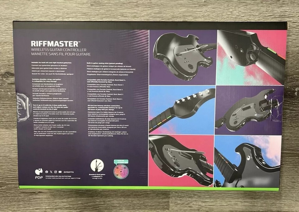 PDP RIFFMASTER Wireless Guitar Controller for Xbox Series X|S Xbox One ...