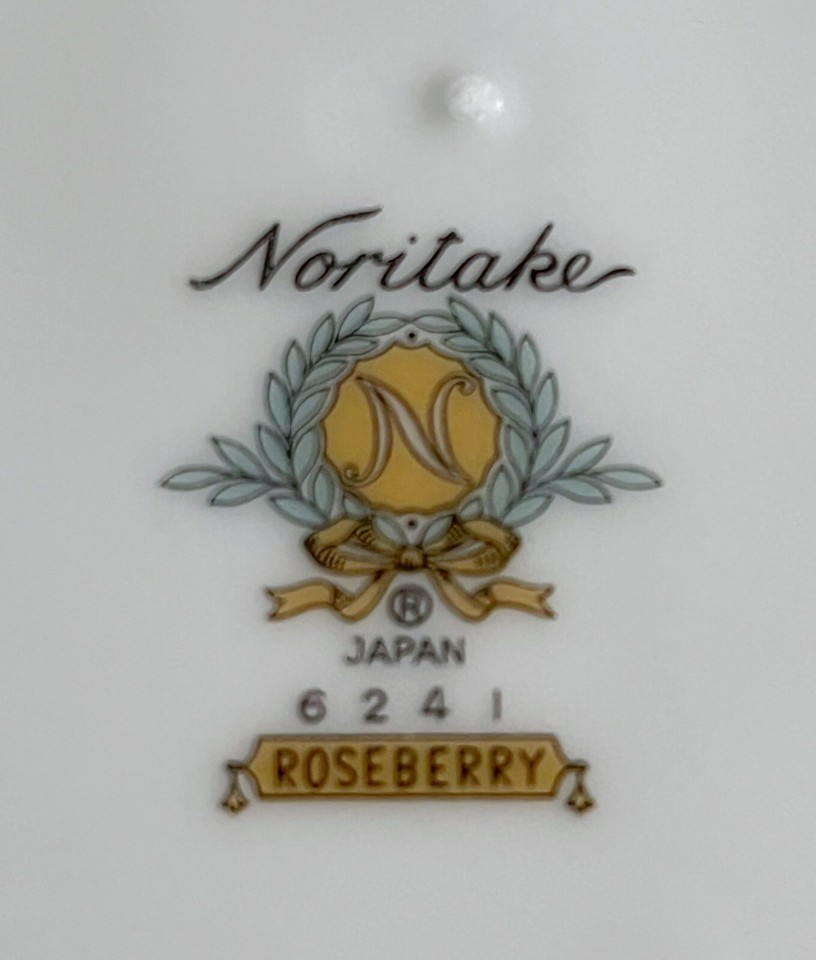 Beautiful Mid Century Noritake Roseberry China Set - Service For 12 ...