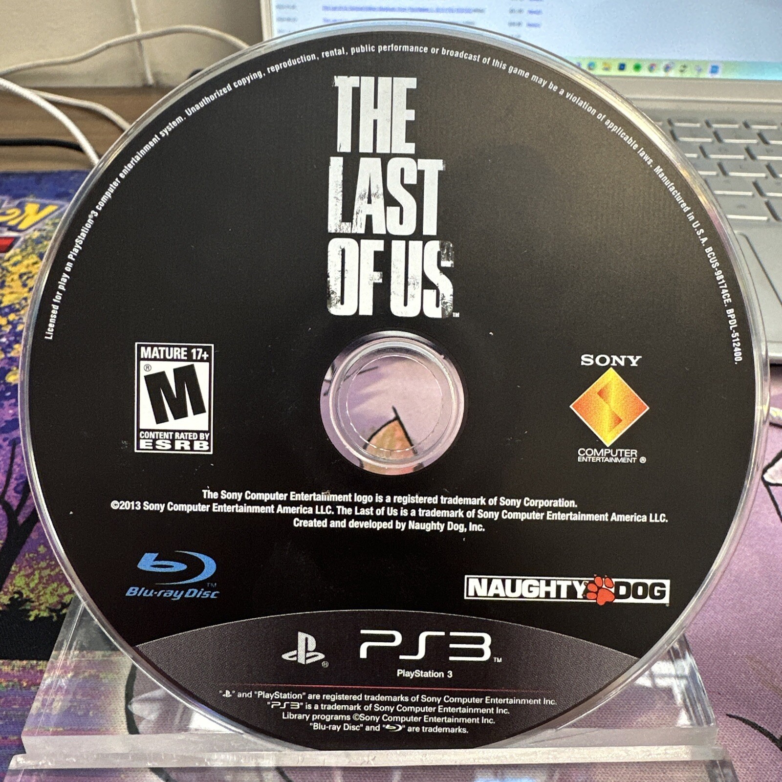 The Last of Us Survival Edition Playstation PS3 Disc Only - RARE! HTF ...