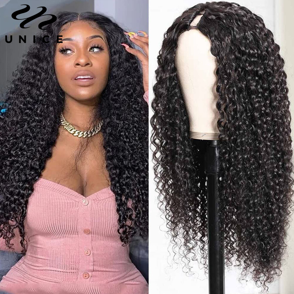 Half Human Hair Wigs For Black Women