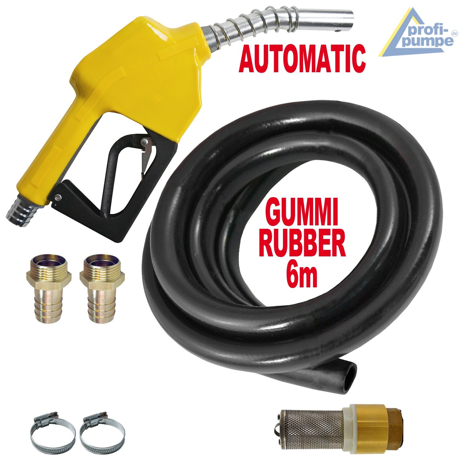 DIESEL GUN FUEL OIL NOZZLE PISTOL HOSE SET AUTOMATIC DISPENSING ...