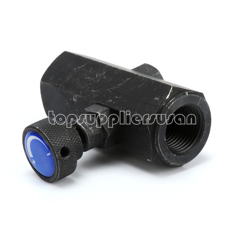 Hydraulic Flow Control Valve (Steel) 1/4 3/8 1/2 3/4'' Throttle & Check ...