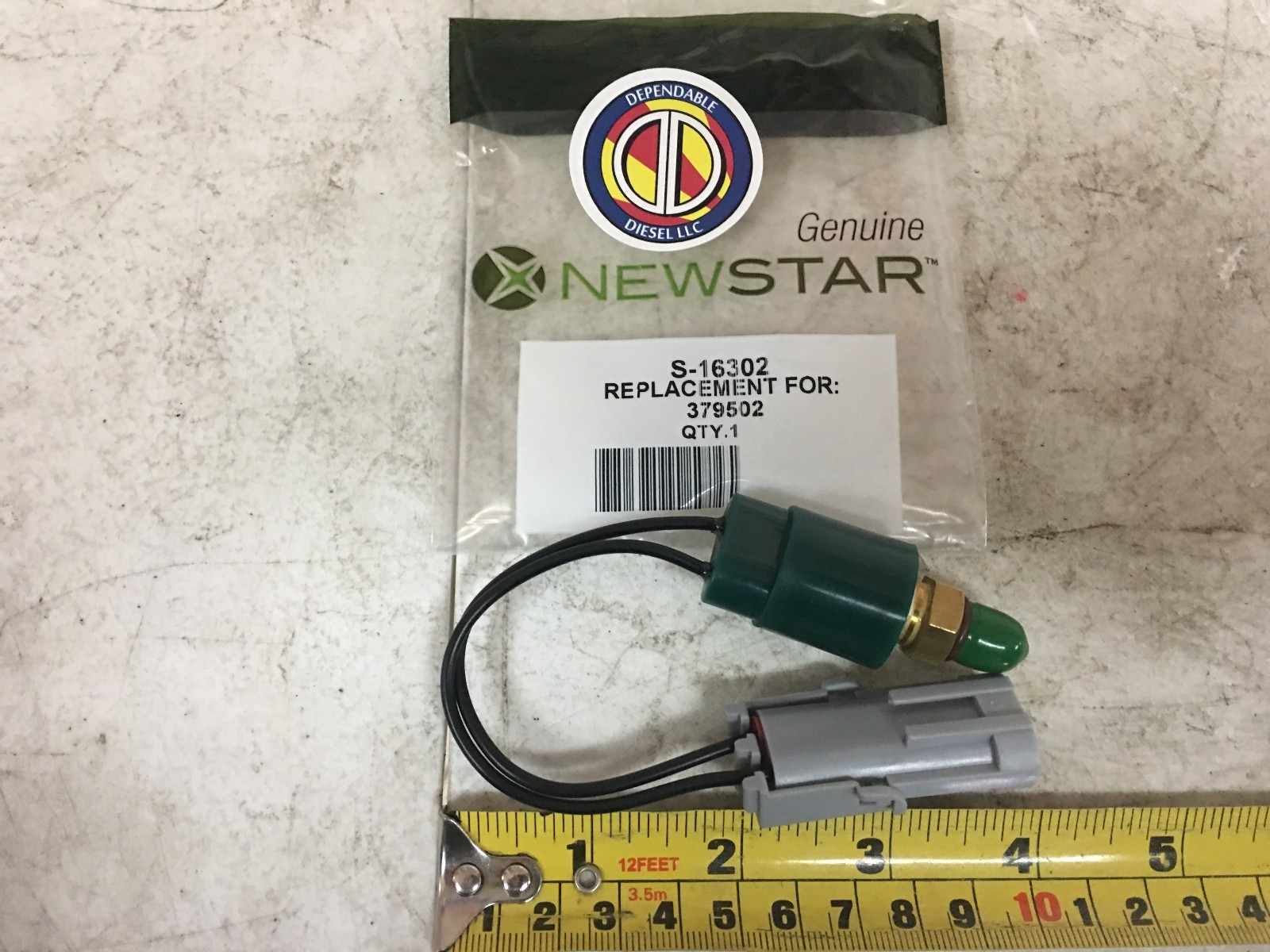 Crankcase Pressure Sensor Switch for NS10 PTO Series. S&S# S-16302 Ref ...