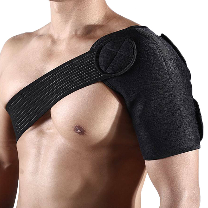 Adjustable Left/Right Shoulder Brace Rotator Cuff Support Relief Pain ...