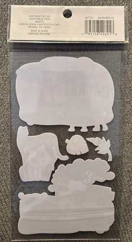 Recollections Stickers SAFARI Travel Scrapbook 10 pc Wild Animals ...