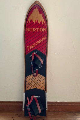 BURTON Performer Early 1980s Rare Vintage Snowboard Used | eBay