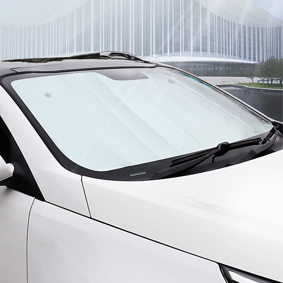 2 Pcs Foldable Car Windshield Sunshade Front Window Visor Sun Shade ...