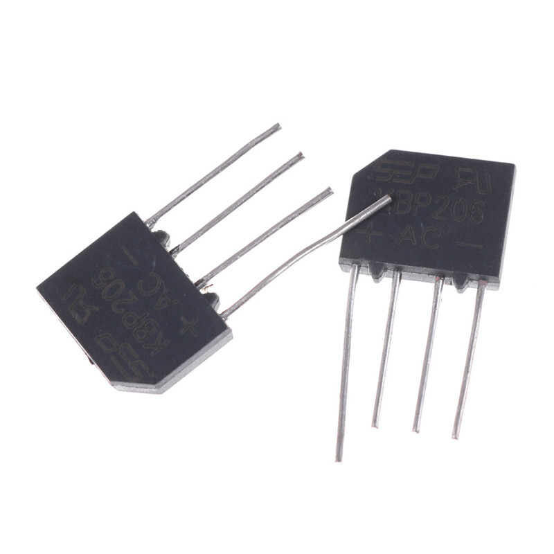 10PCS KBP206 Generic Diode Bridge Rectifier 2A 600V 4PIN DI-b | eBay ...