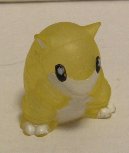 1996 Pokemon Finger Puppet Clear Sandshrew Figure Catch Them All ...