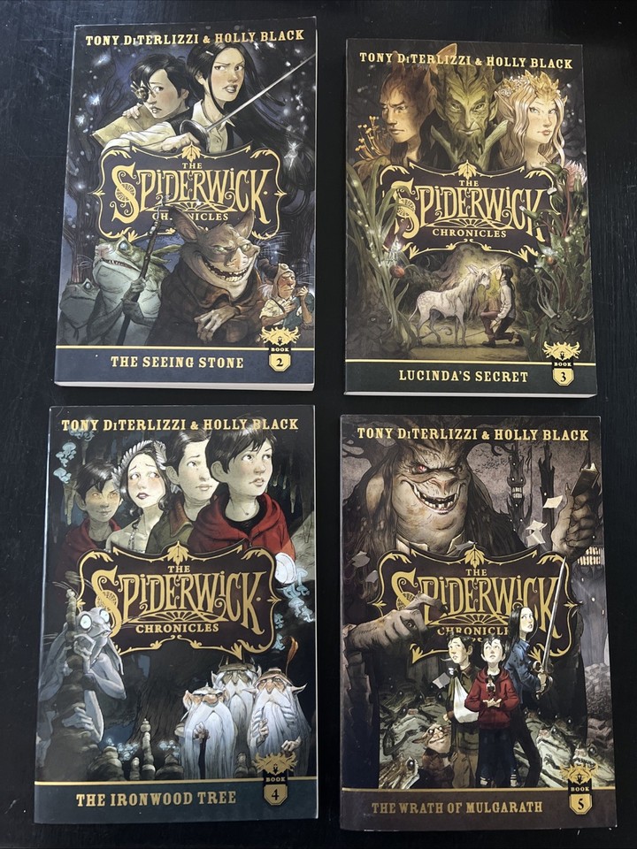 The Spiderwick Chronicles Book Lot Set 2 3 4 5 Hardcover | eBay