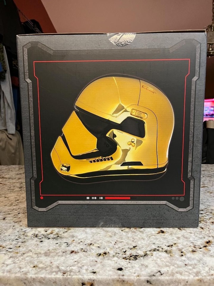 NEW Commander Pyre Gold Stormtrooper Helmet Sith Star Wars Galaxys Edge ...