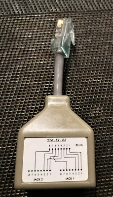 Siemon YT4-E2-E2 | Modular Y Adapter, 4-Pair T568A/B 10BASE-T Splitter ...