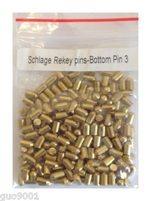 200 Pieces Schlage Rekey Bottom Pins #3 Locksmith Rekeying Pin Key Kits ...