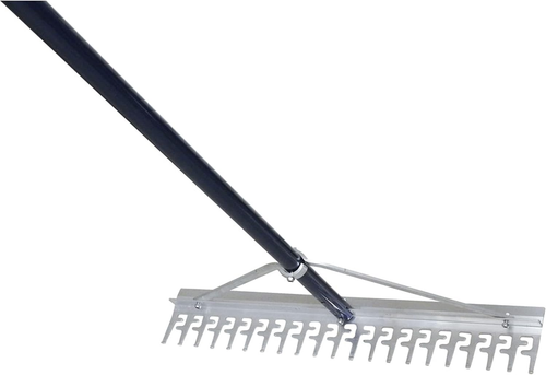 3005.4233 24" Commercial-Grade Screening Rake for Beach and Lawn Care ...