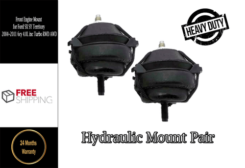 PAIR OF HYDRAULIC ENGINE MOUNT FOR FORD FALCON BA BF V8 TURBO (XR6 ...