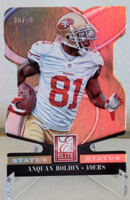 2014 Elite Status #81 Anquan Boldin Die-Cut 20/49 49ers | eBay