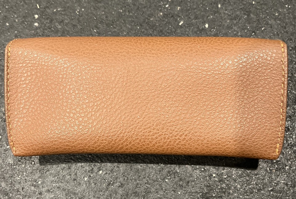Vintage Leather RAY BAN Bausch & Lomb Tan Semi Hard Case - CASE ONLY | eBay