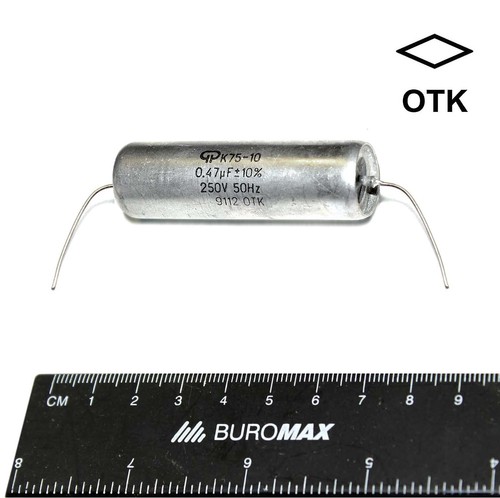 6pcs PIO Capacitor 0.47uF 250V 10% K75-10 Audio Amplifier Paper in Oil ...