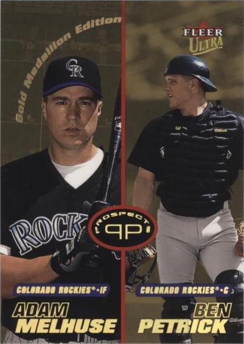 2001 Fleer Ultra - Prospects Ben Petrick, Adam Melhuse #247G Gold ...