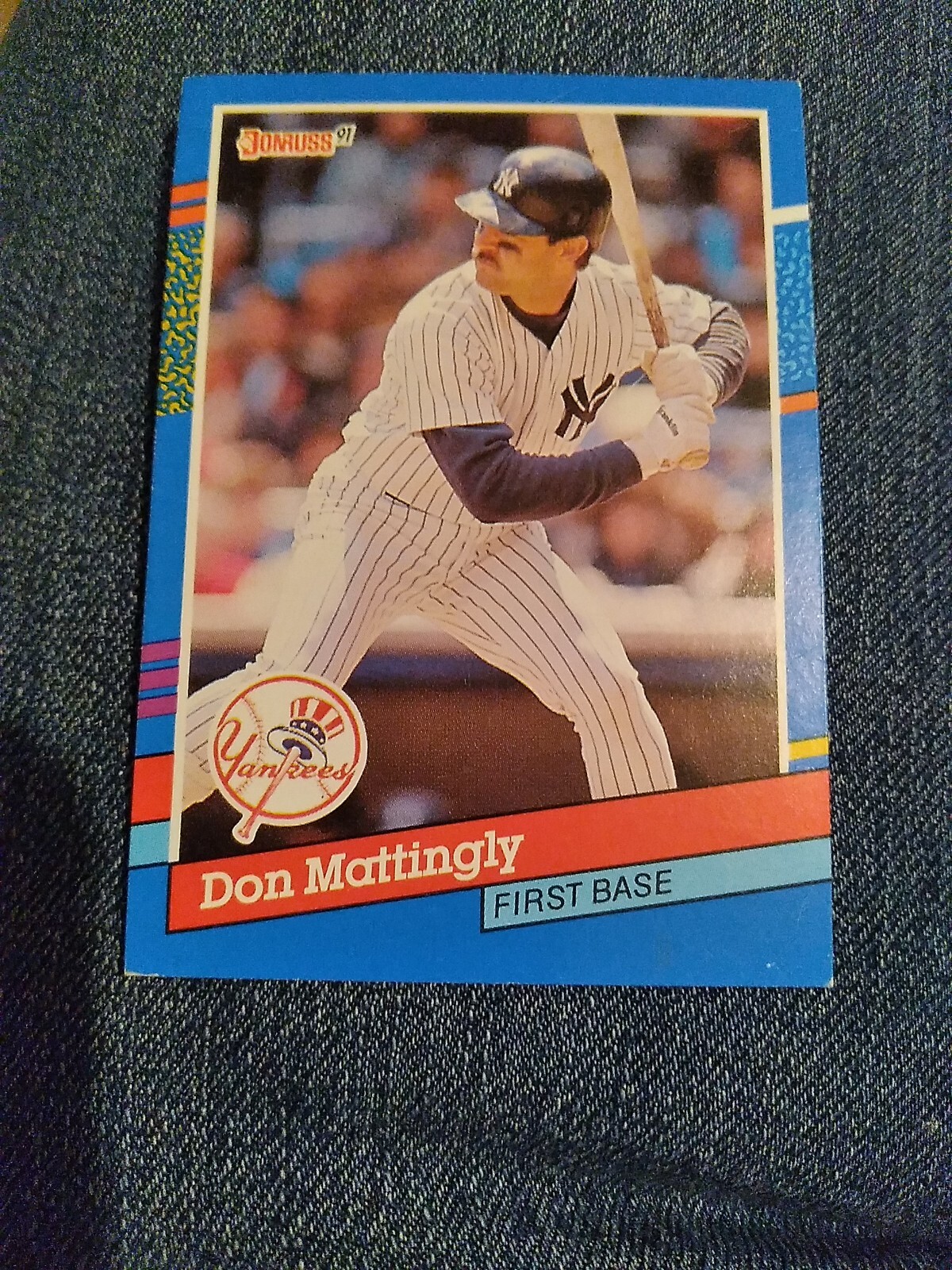 Don Mattingly 1991 Donruss Yankees First Base Card #107 | eBay