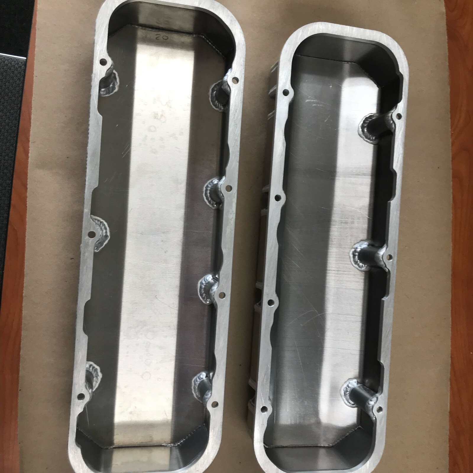 Dart BBC Valve Covers Fabricated Aluminum 24019 | Aftermarket Branded