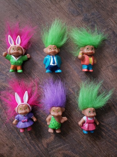 6 Mini Soma Trolls In Outfits | eBay