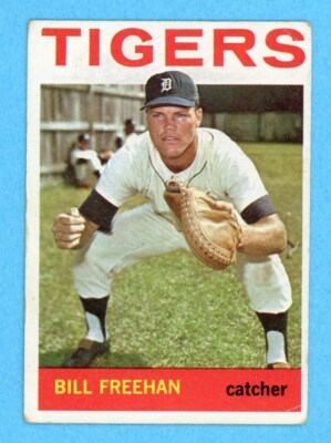 1964 Topps #407 Bill Freehan Detroit Tigers Baseball Card VG - VG+ few ...