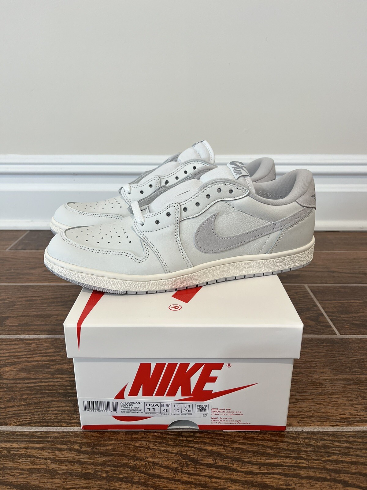 Jordan 1 Retro Low '85 OG Neutral Grey - Men’s Size 11 - Minor defect ...