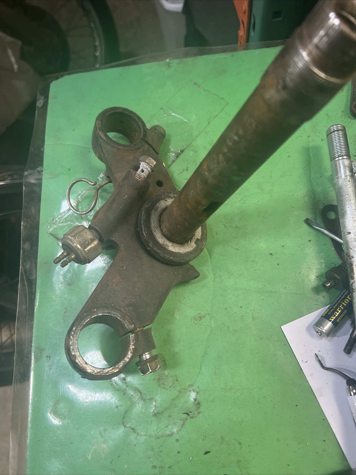 Kawasaki S3 400 Steering Stem Lower Triple Tree 44037-058 Triplestuff ...