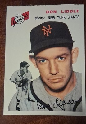 1954 Topps - Don Liddle #225 (RC) | eBay