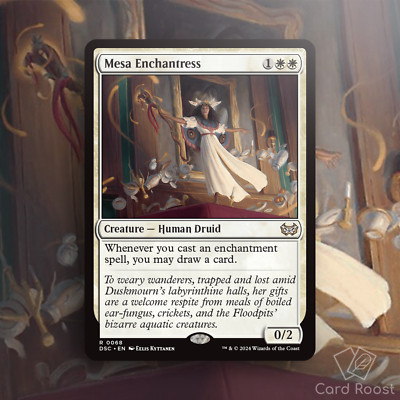 MTG Magic Mesa Enchantress 0068 Commander: Duskmourn: House of Horror ...