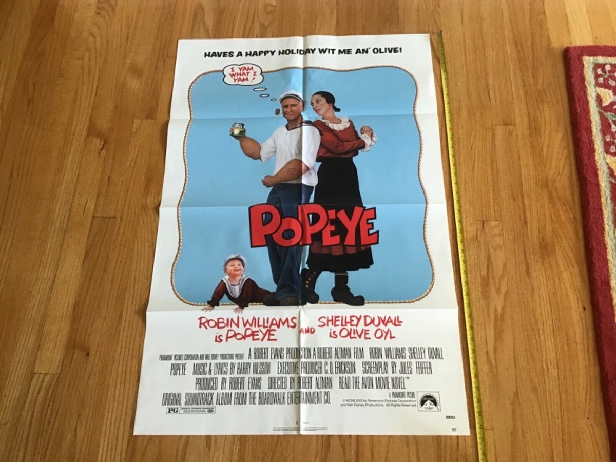 Popeye Robin Williams Poster Popeye (1980)