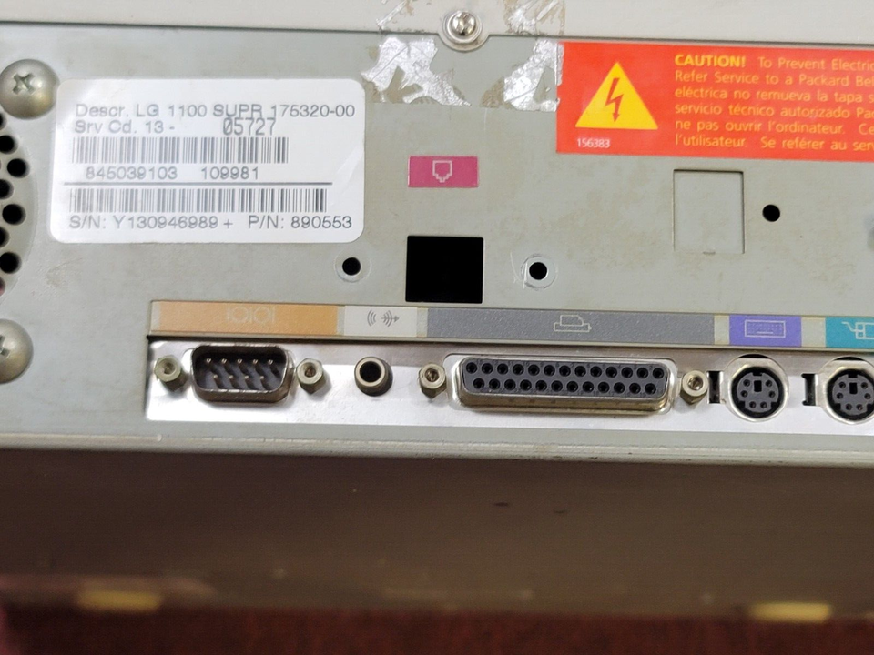 Packard Bell Legend 1100 Computer Vintage Pentium 133 16MB Computer Win ...