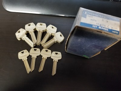 Sargent Original Key Blanks RG 12-6275, Set of 29 - Locksmith | eBay