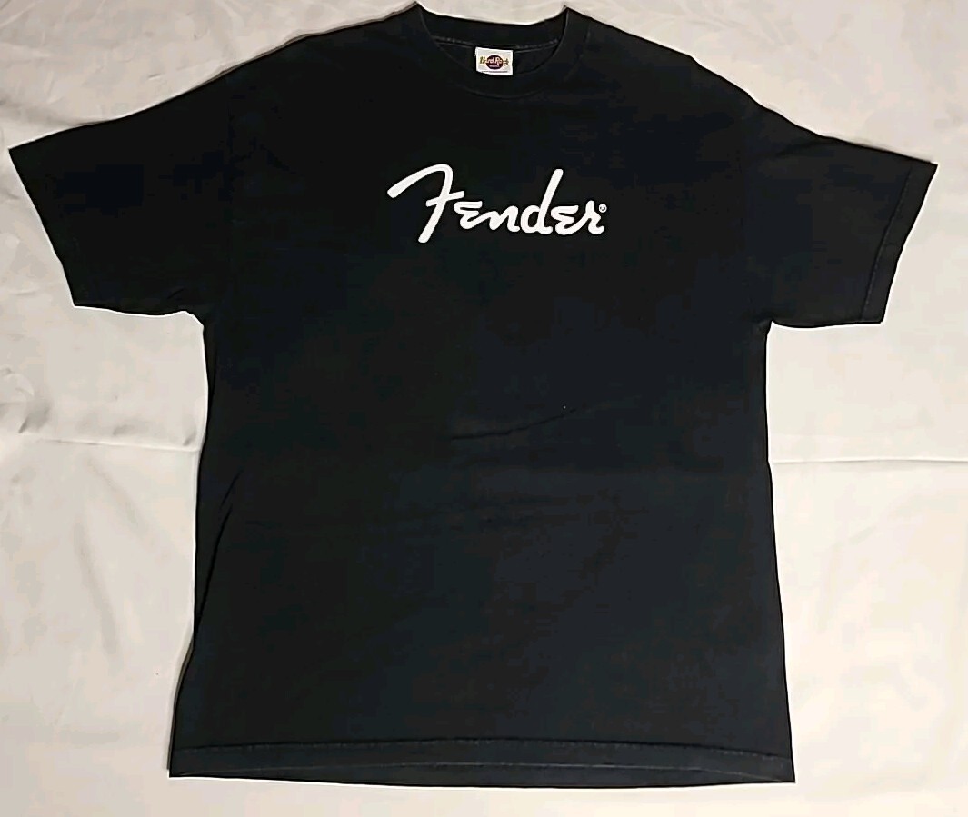Vintage Original Hard Rock Hotel Fender Script Black … - Gem