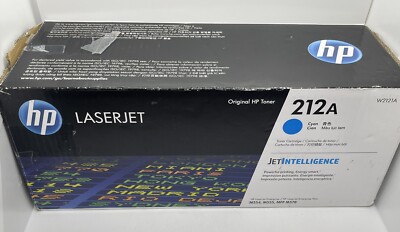 Genuine HP LaserJet 212A CYAN Toner Cartridge W2121A **EMPTY - PARTS ...