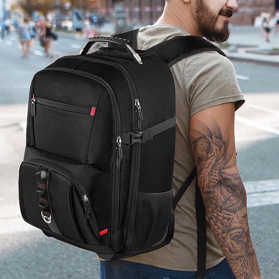 New-Rolling Backpack, Travel Backpack with Wheels, Carry on Backpacks ...