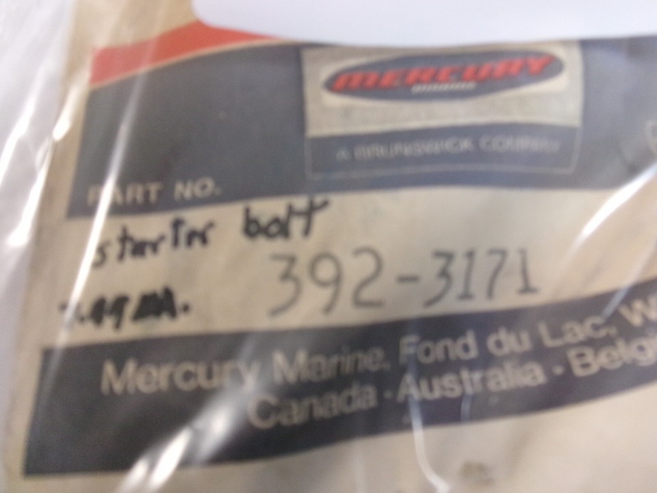 NEW OEM MERCAP MERCURY STARTER BOLT 392-3171 | eBay