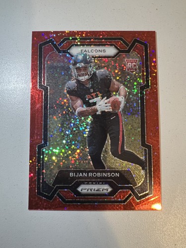 2023 Panini Prizm - Rookies Red Sparkle Prizm #305 Bijan Robinson (RC ...