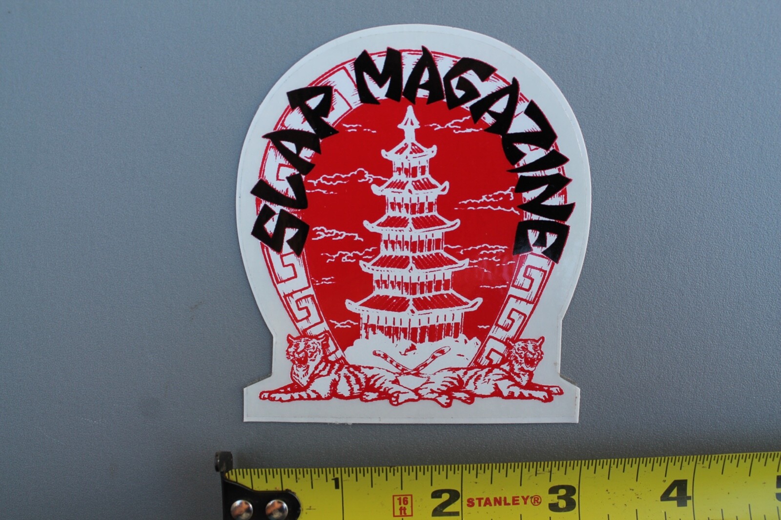 Slap Magazine Red Chinatown Tigers 90's OG Z71A Vintage Skateboarding ...