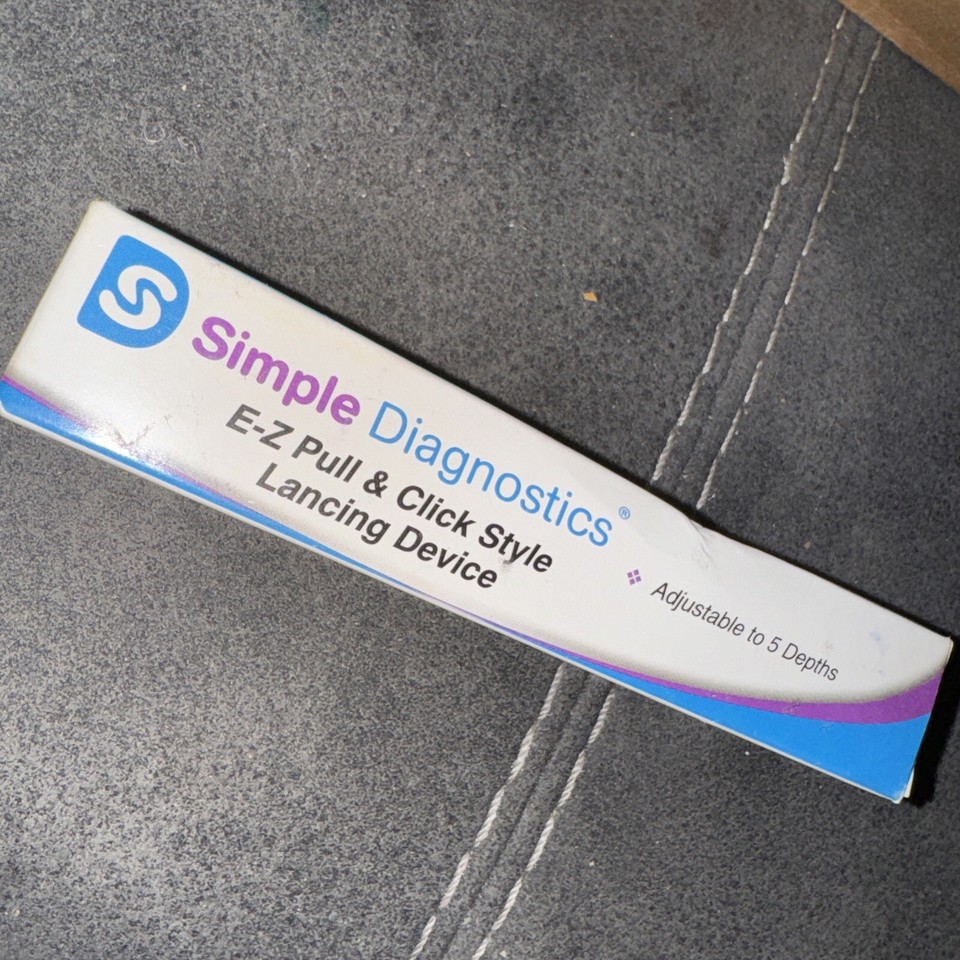 1 Lancing Device See Pic Simple Diagnostics | eBay
