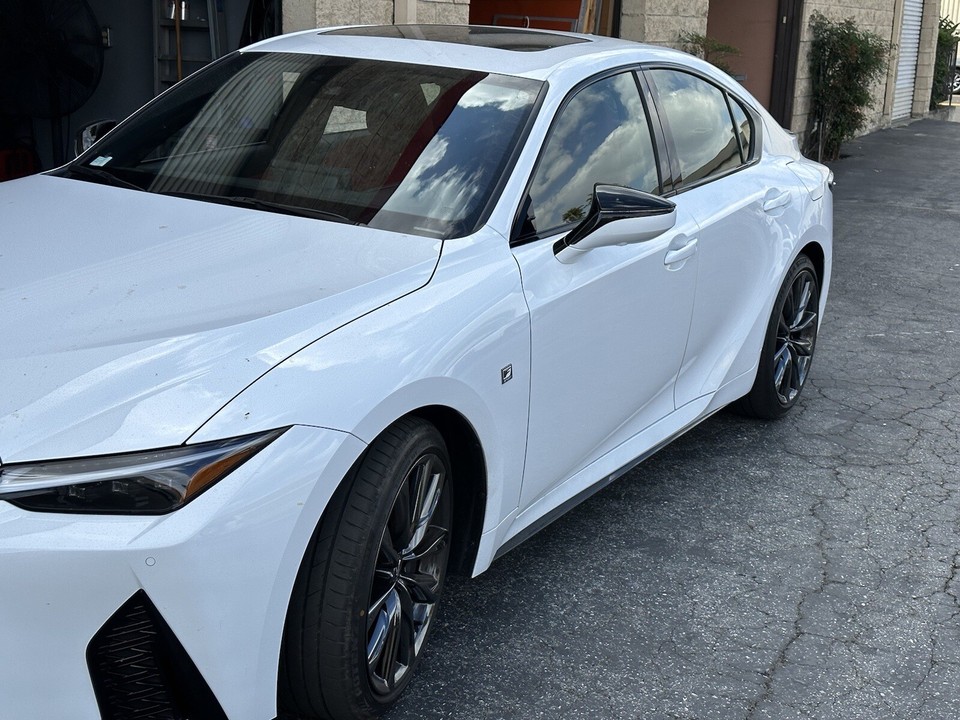 2021–2025 Lexus IS (USE30) Chrome Delete Vinyl Wrap Overlay – Gloss ...