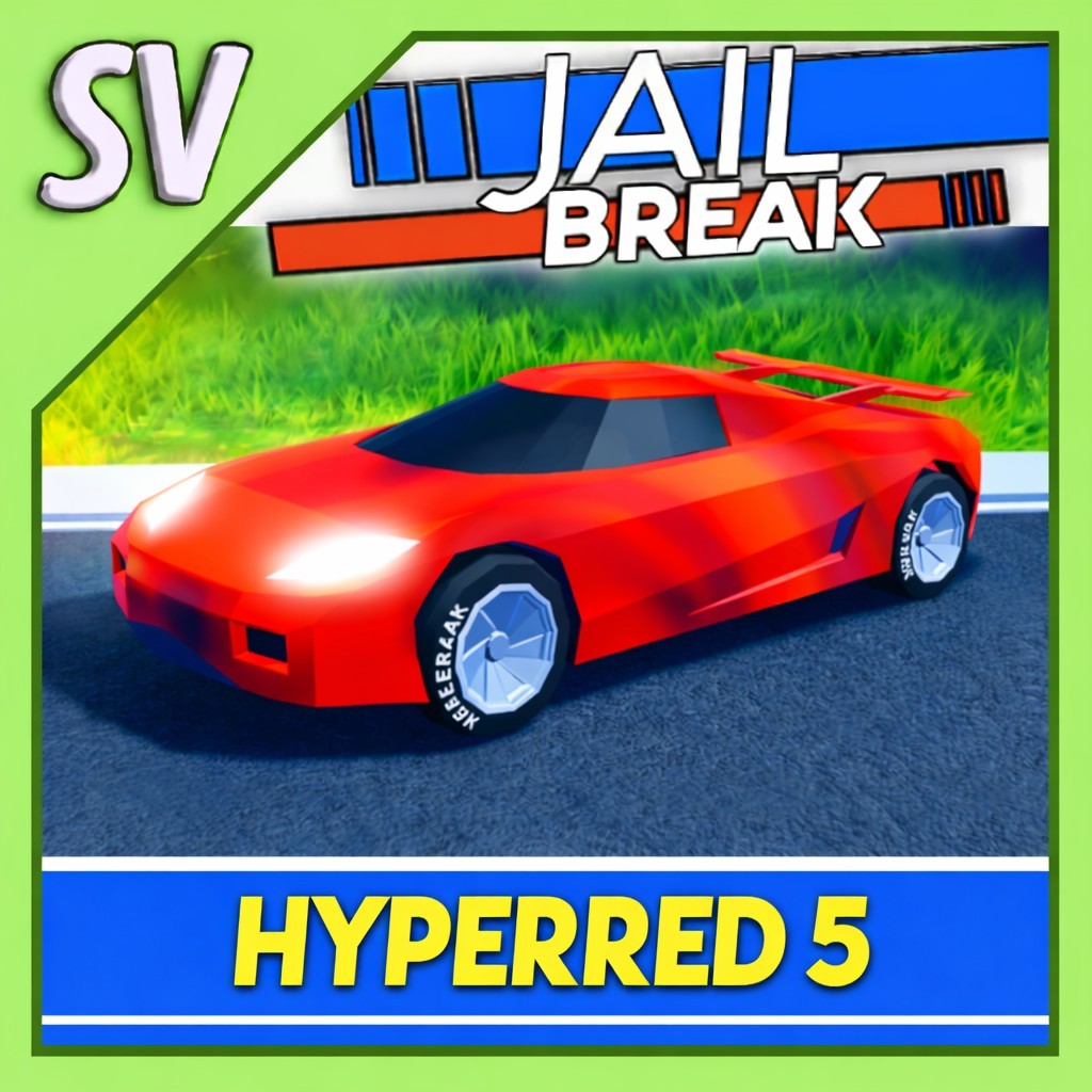 🔴RED Hyper Chrome Level 5🔴 | Roblox Jailbreak | ☄️ FAST DELIVERY | eBay