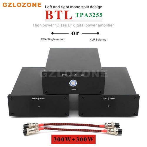 TPA3255 MONO Split High Power Class D Digital Power Amplifier 300W+300W ...